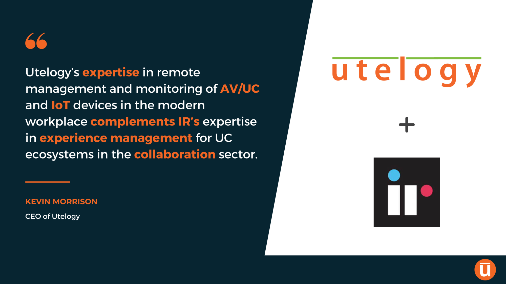 Utelogy Partners with IR – the Leading Global Provider of Experience ...