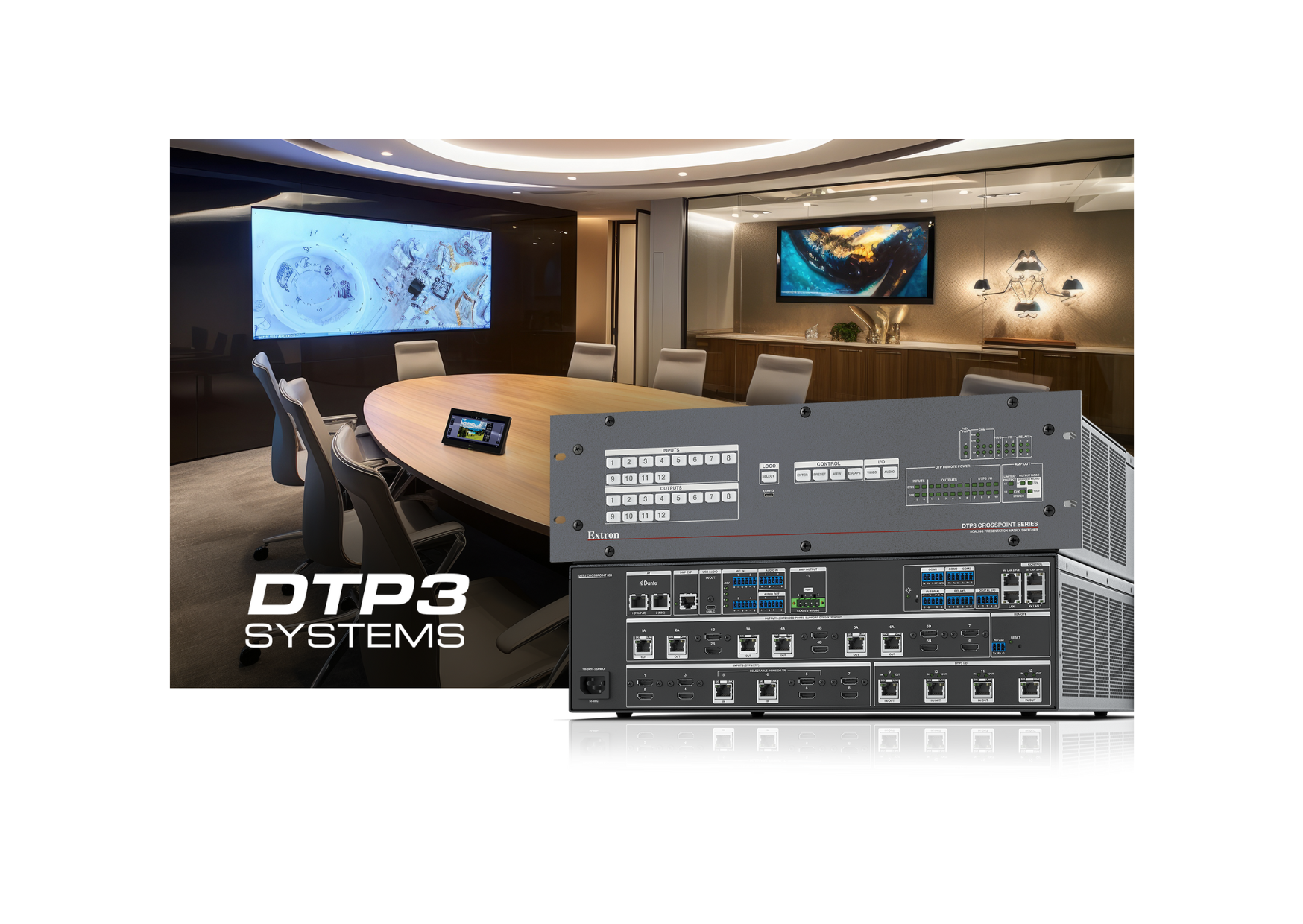 Extron Announces 4K/60 Configurable DTP3 Scaling Presentation Matrix Switchers - AVNation TV