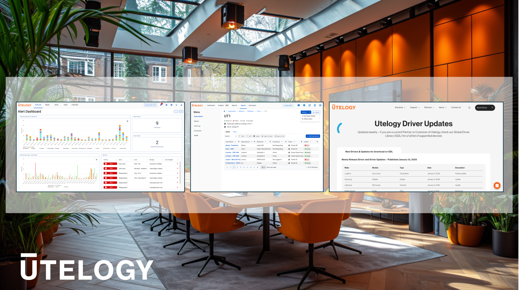 Utelogy Showcases Cloud-First AV & UC Management with AI at ISE 2026