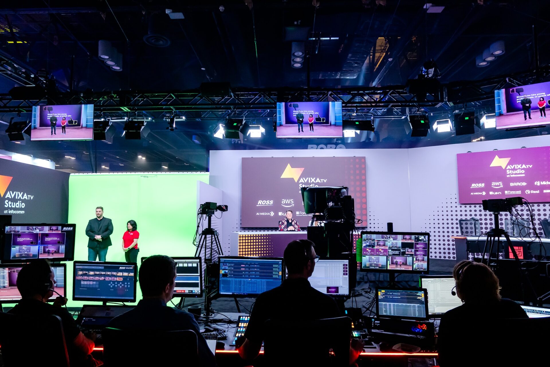 AVIXA TV Studio Showcases Hybrid Broadcast Production at ISE 2026